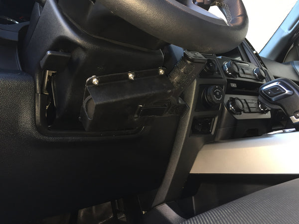Steering Column Pistol Mount Tagged "Holster Mount" - GunMount