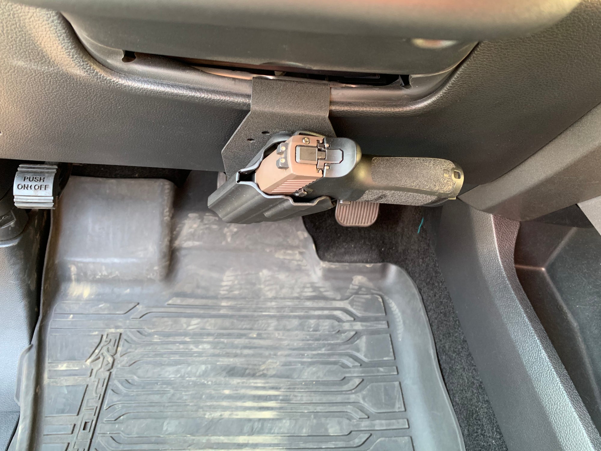 Steering Column Pistol Mount Tagged "truck gun mount" - GunMount