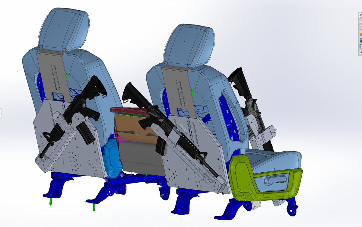 AR Platform Rifle Mounts - Quick Release Gun Mount - GunMount